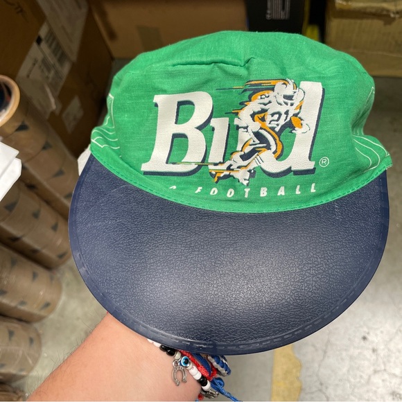 Accessories | Vintage Adcap Line Made In Usa Bud Pro Football Flexfit ...